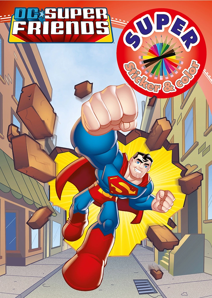 Køb DC Superfriends - Super Sticker & Color af Ukendt 9788770455046 hos ...