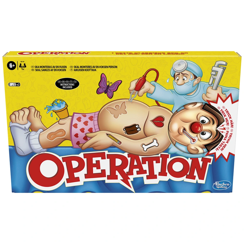 Køb OPERATION - NEW REFRESH OF CLASSIC Hasbro Gaming hos Legekæden