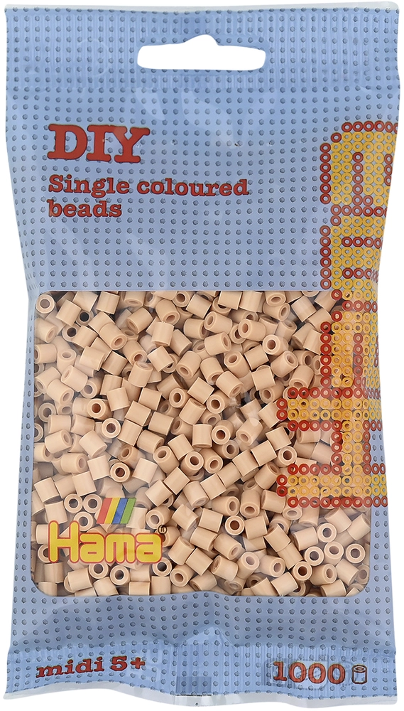 Køb Hama midi perler 1000 stk beige 27 Hama Beige hos Legekæden