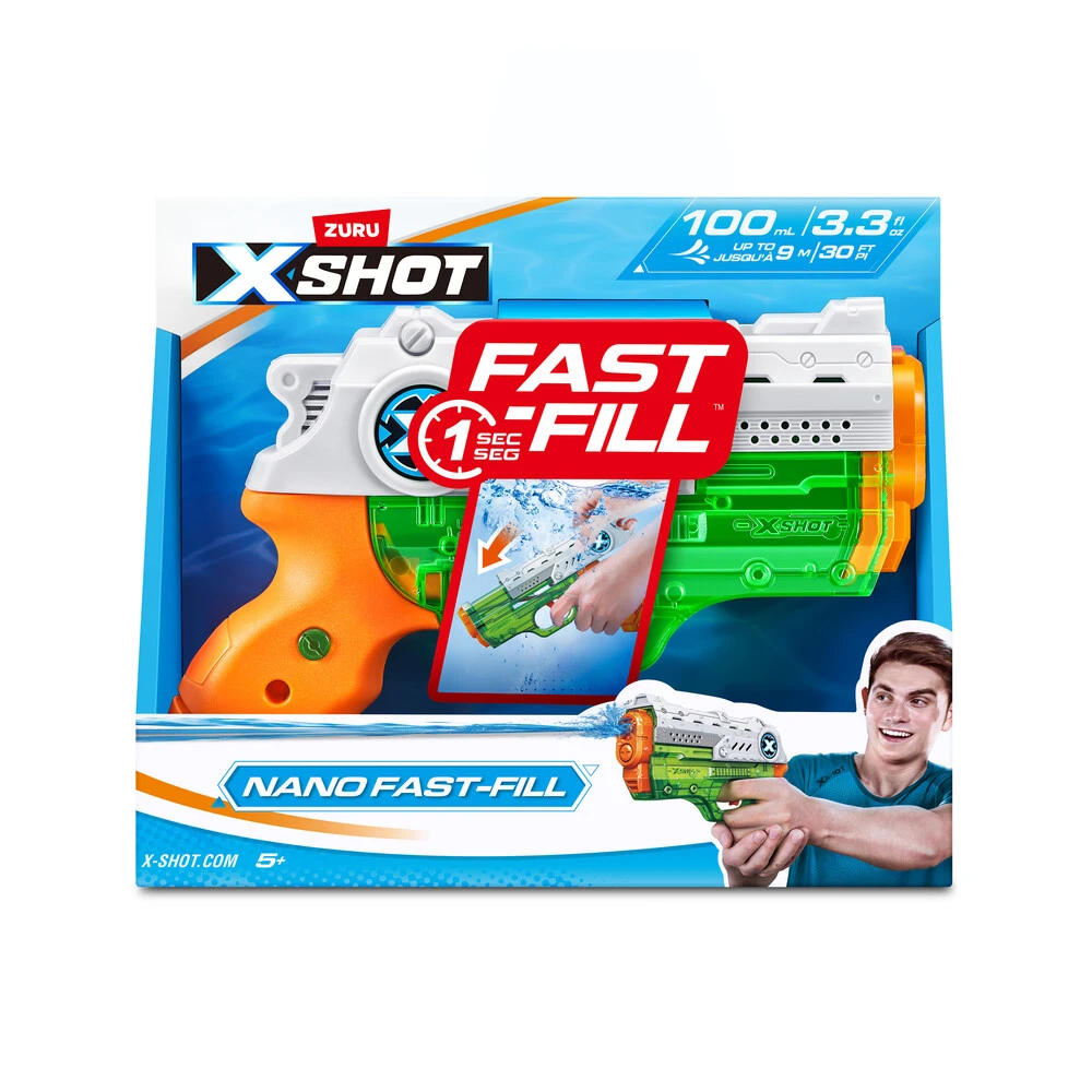 Køb Xshot WATER Nano Fast-Fill vandpistol X-shot hos Legekæden