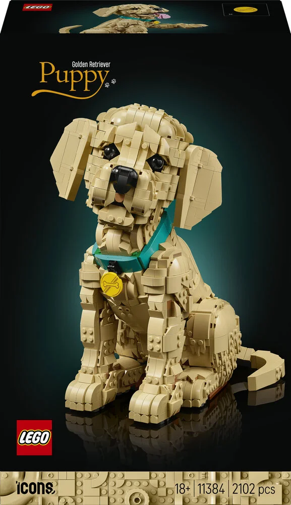 Køb 11384 LEGO Icons Golden retriever-hvalp LEGO hos Legekæden